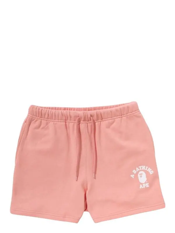 BAPE College Sweat Shorts - Pink