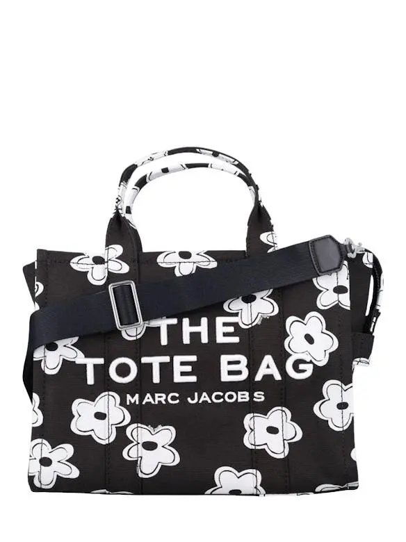 Marc Jacobs The Medium Tote Daisy - Black White