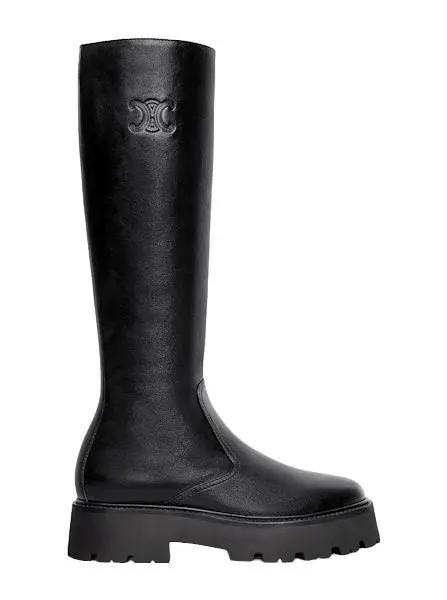 Celine Bulky Zipped Boots - Black
