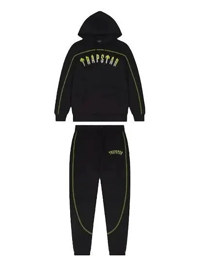 Trapstar X Central Cee 23 Arched Panel Tracksuit - Black/yellow