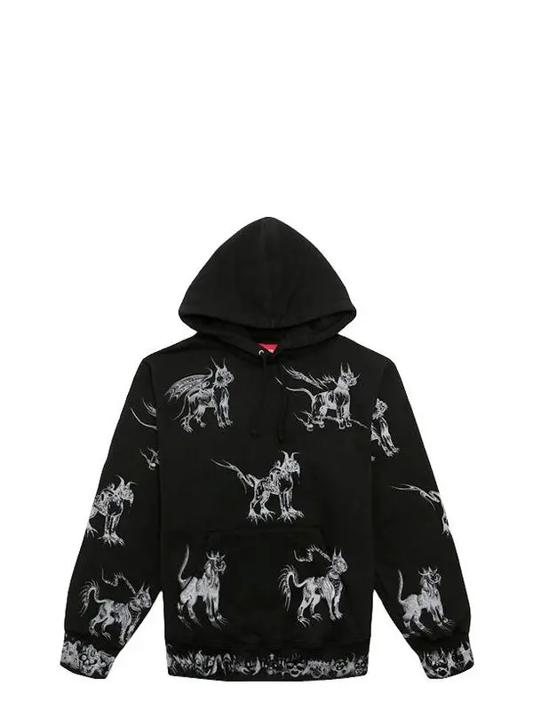 Supreme Animals Hooded Sweatshirt - Black