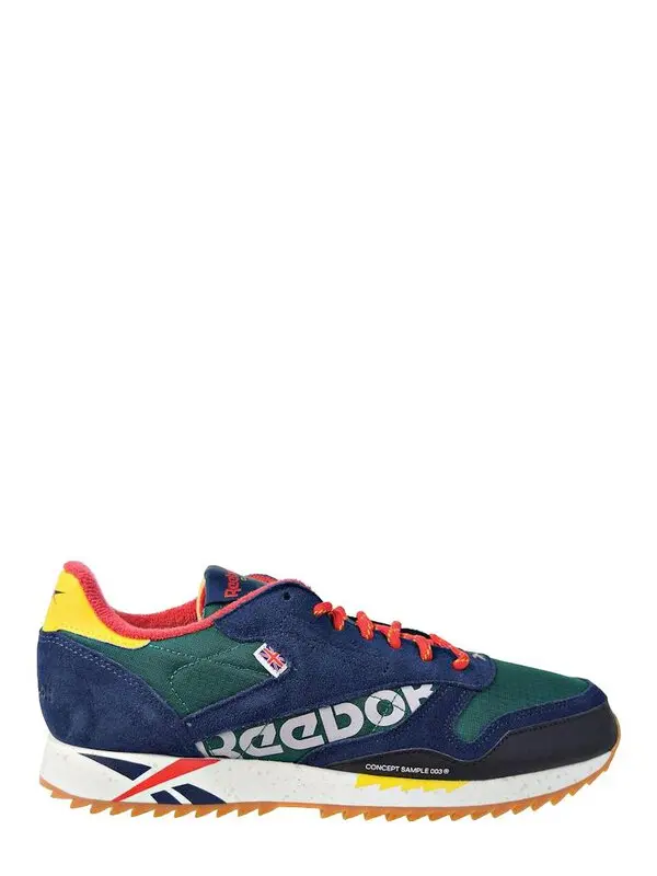 REEBOK Classic Leather Ripple Alte Sneakers - Green/red/yellow