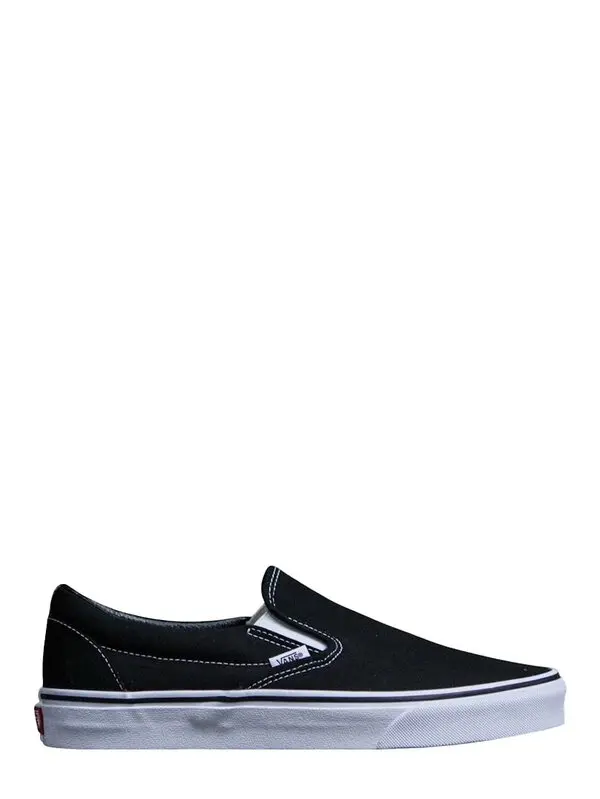 VANS Classic Slip-on Sneakers - Black/white