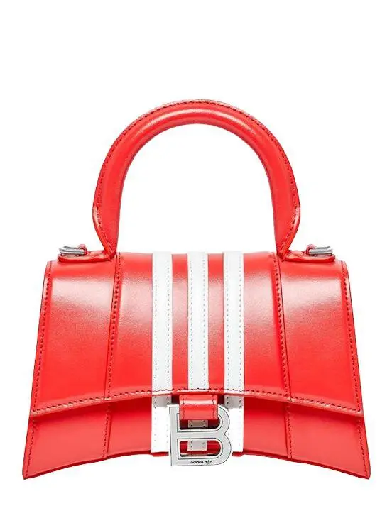 Balenciaga X Adidas Hourglass Xs Box Handbag - Red