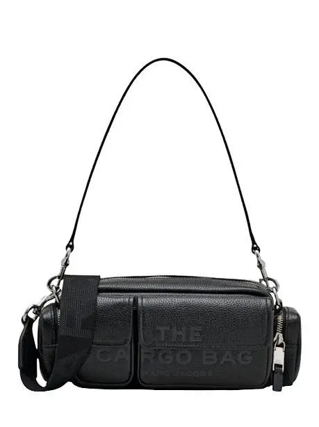 Marc Jacobs Leather Cargo Shoulder Bag - Black