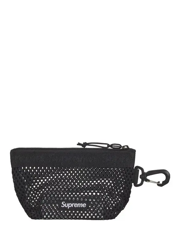 Supreme Mesh Mini Pouch - Black