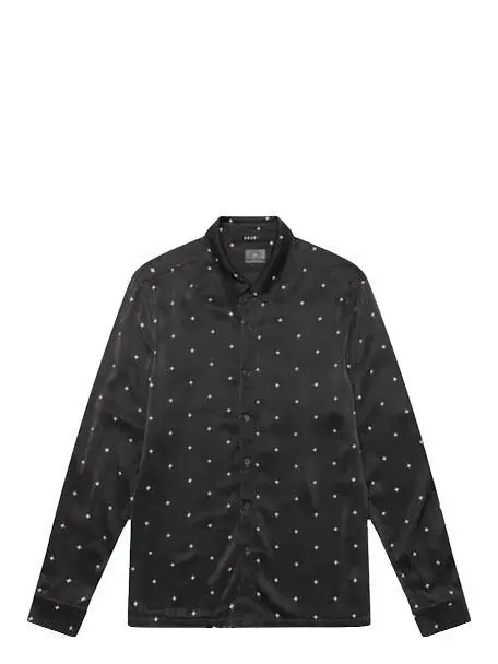 Ksubi Polka Plus Long Sleeve Shirt - Black