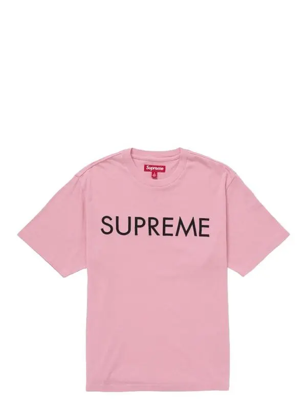 Supreme Capital Short Sleeve Top - Pink