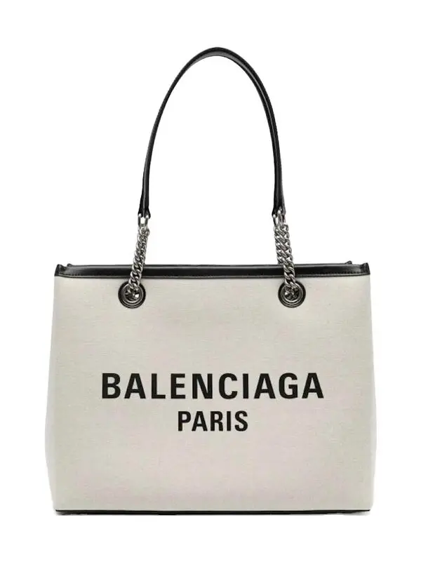 Balenciaga Duty Free Medium Tote - White/black