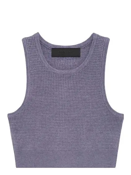 Fear Of God Essentials Waffle Sport Tank - Lavender
