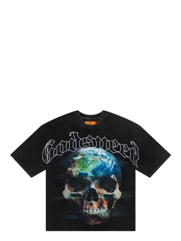 GODSPEED Sklobe Tee Shirt - Black Wash