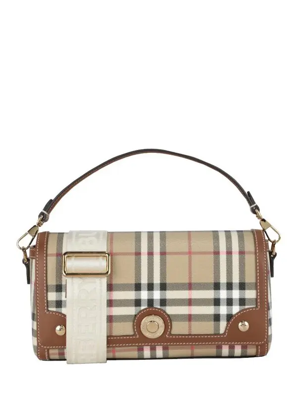 Burberry Top Handle Note Bag - Briar Brown