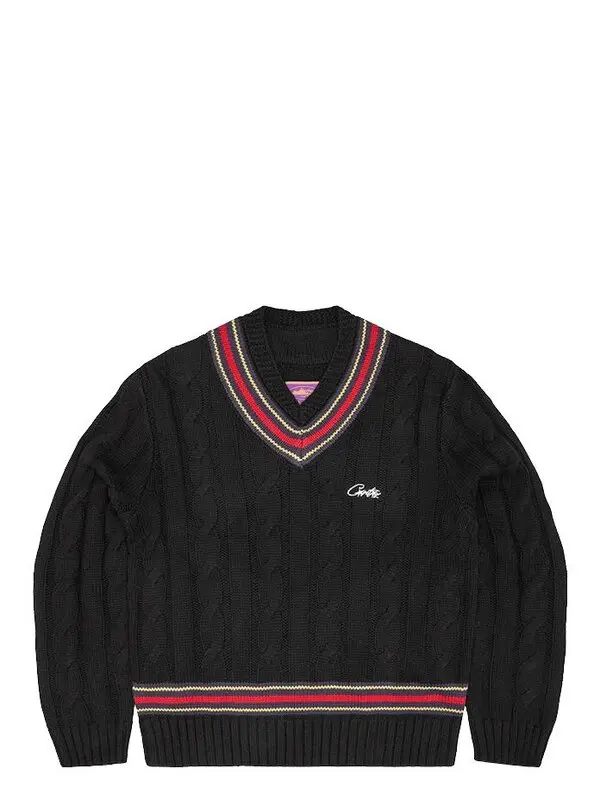CORTEIZ Wimbledon Knit Sweater - Black