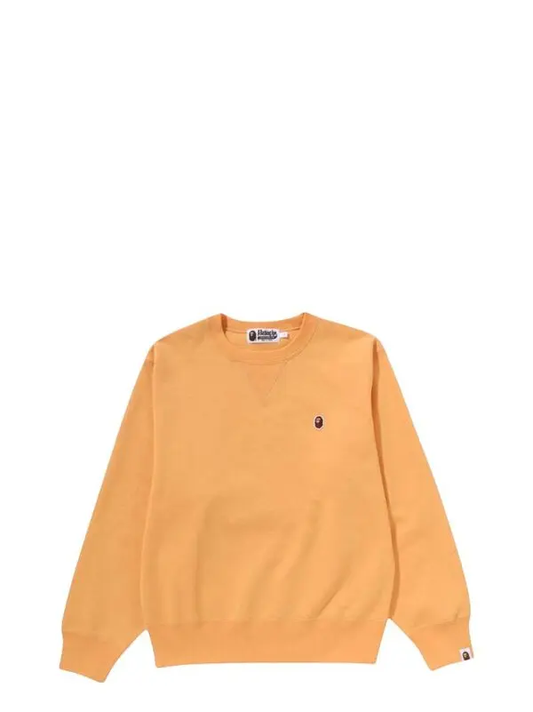 A BATHING APE Crewneck Sweatshirt - Orange
