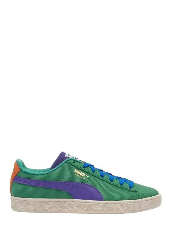 PUMA Suede Cord Sneakers - Archive Green/team Violet/rickie Orange