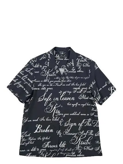 Ksubi Kursed Resort Short Sleeve Shirt - Black