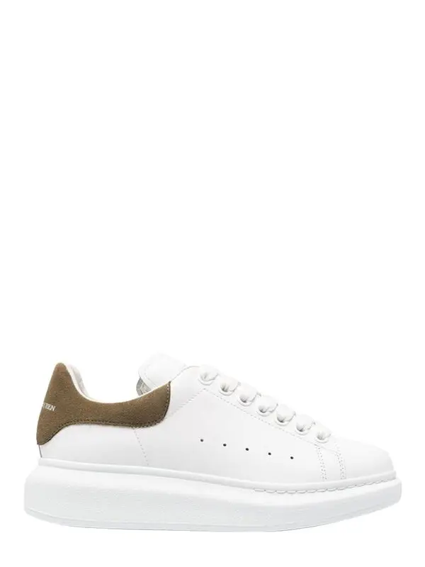Alexander McQueen Oversized Sneakers - White/khaki