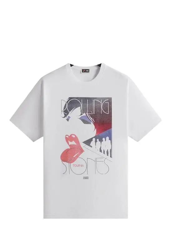 Kith The Rolling Stones Tour 1981 Tee Shirt - White