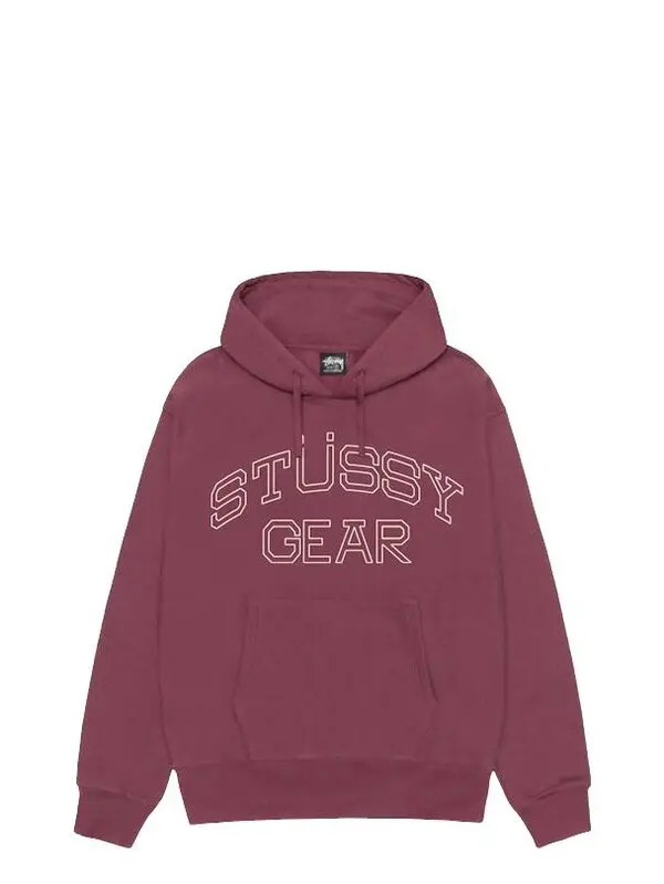 StÜssy Gear Hoodie - Oxblood