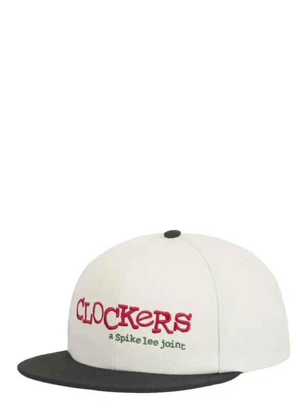 Supreme 40 Acres Clockers 6-panel Hat - White