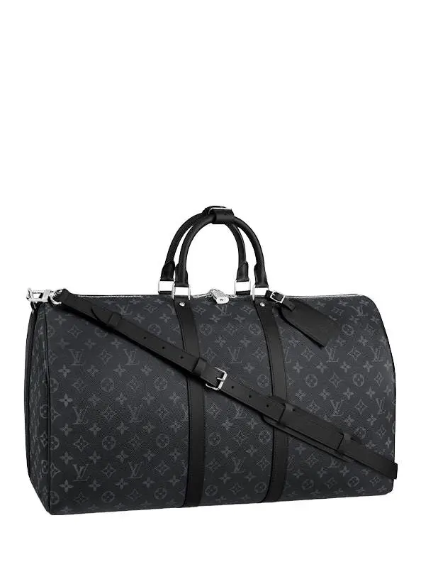 LOUIS VUITTON Keepall Bandouliere Monogram Eclipse 55 - Multicolor