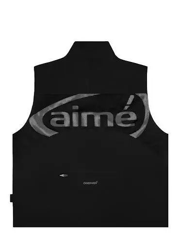 Aimé Leon Dore Golf Lightweight Cordura Vest - Jet Black