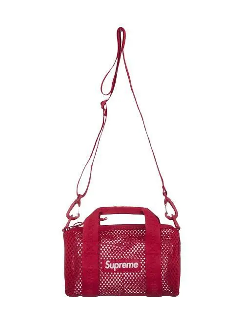 Supreme Mesh Mini Duffle Bag - Red