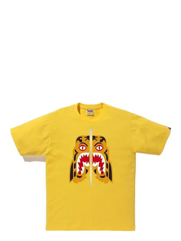A BATHING APE Tiger Tee Shirt - Yellow
