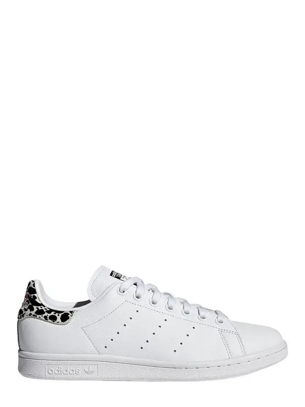 Adidas Stan Smith Animal Print Sneakers - Cloud White/core Black/shock Pink