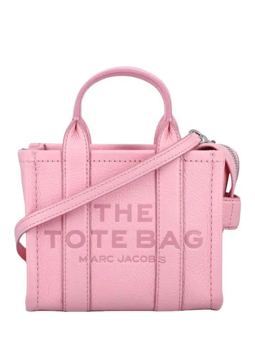 Marc Jacobs The Leather Crossbody Mini Tote - Ribbon Pink