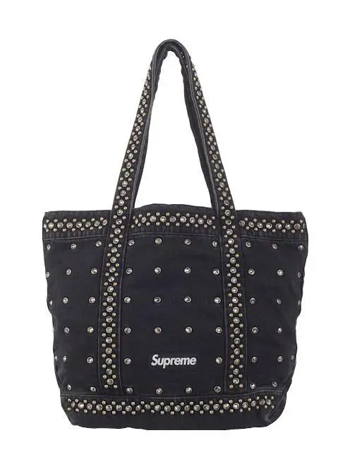 Supreme B.b. Simon Denim Tote Bag - Black