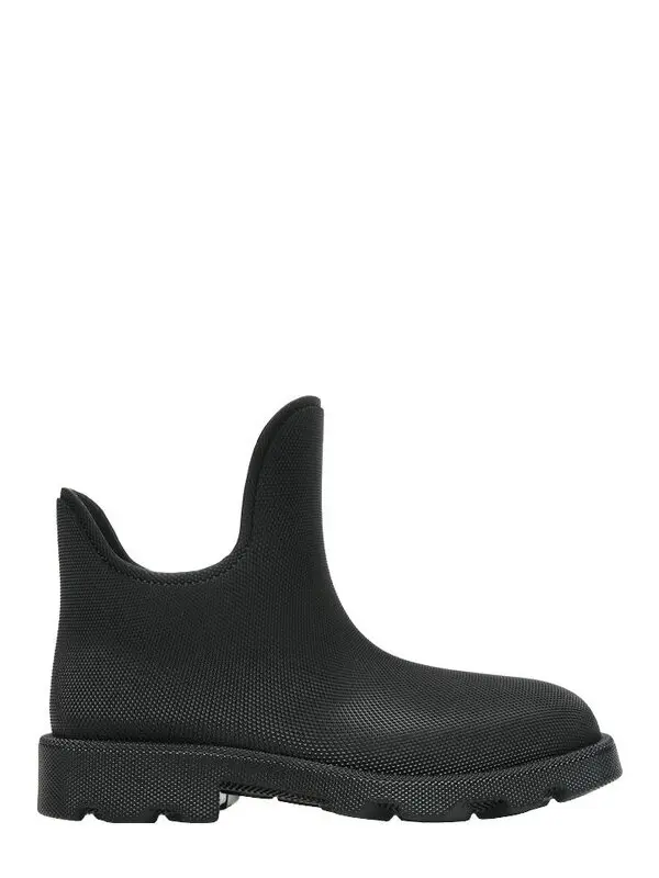 Burberry Round-toe Ankle Boots - Black