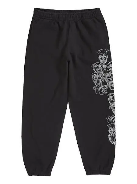 Supreme Pitbulls Embroidered Sweatpant - Black