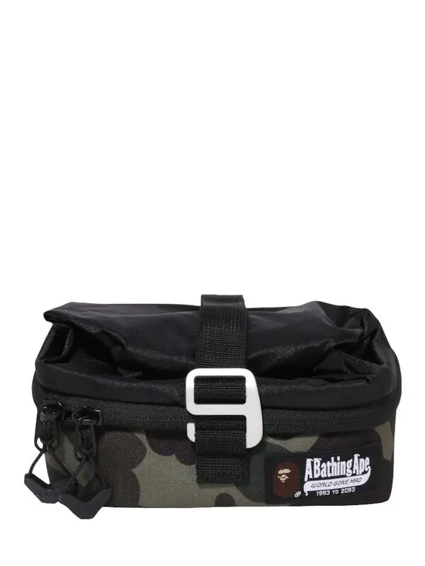 A BATHING APE Camo Cooler Bag - Green