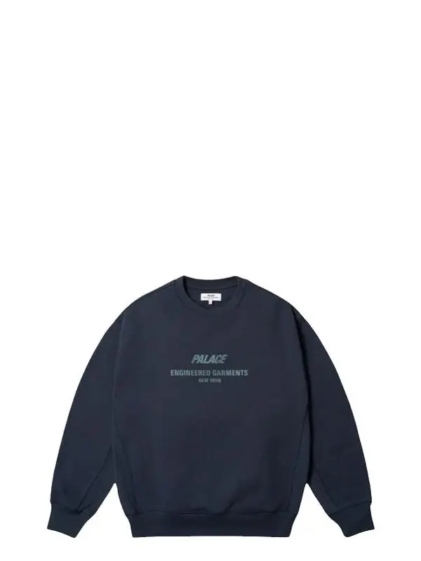 PALACE Engineered Garments Crew - Navy Blue