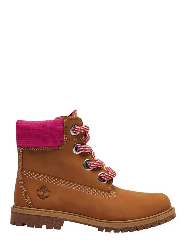 Timberland 6" Heritage Boots - Wheat/pink