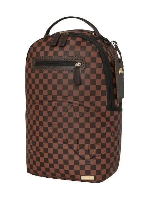 SPRAYGROUND Core Emboss Check Backpack - Brown Black