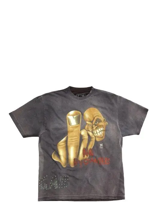 TRAVIS SCOTT X Wwe No Bystanders Stone Cold Steve Austin Tee Shirt - Black