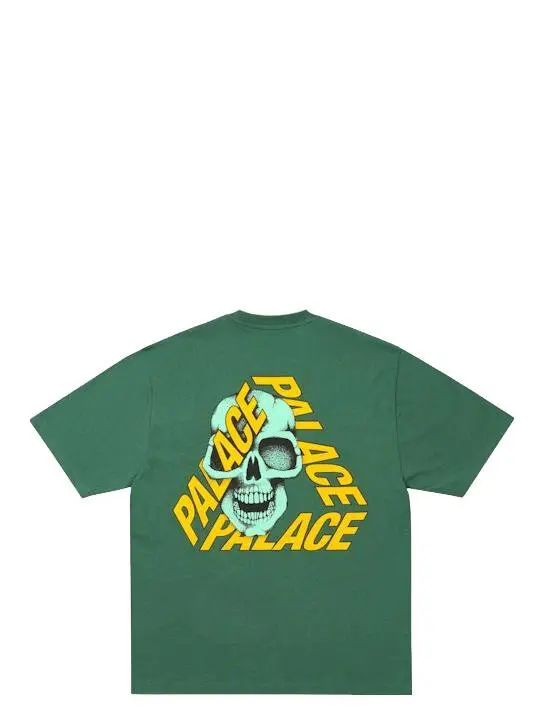 PALACE P3 Skull T-shirt - Racey Green