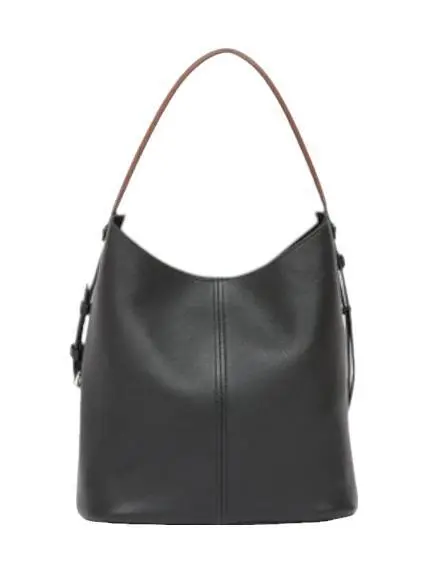 MAISON MARGIELA Dressage Hobo Bag - Black/chestnut