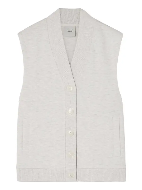 Varley Vicky Mélange Jersey Vest - Gray