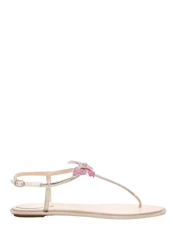 Rene Caovilla Fairy Flat Sandals - Pink