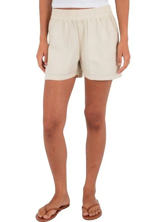 Hurley Cotton Twill Shorts - Off White