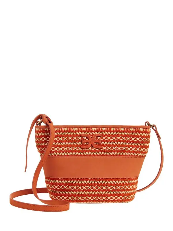 Sam Edelman Khiara Espadrille Crossbody Bag - Burnt Orange