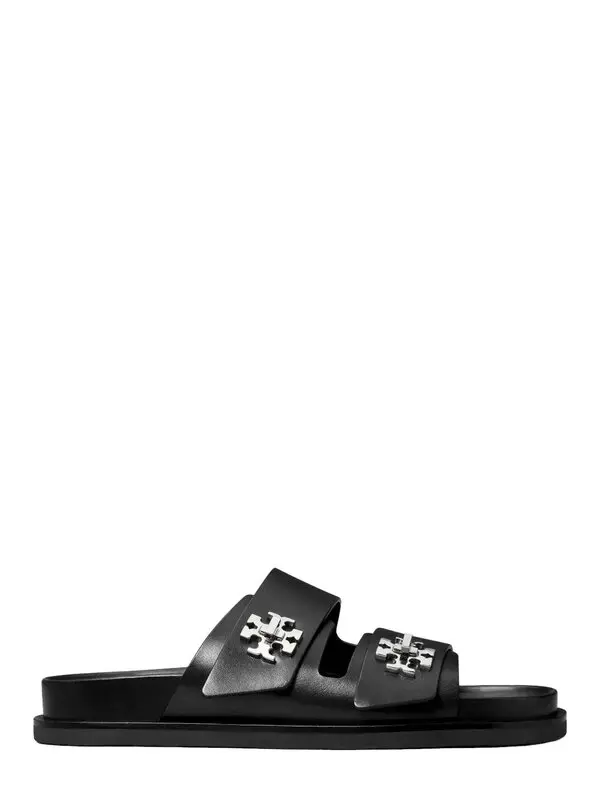 Tory Burch Turnlock Sport Sandals - Black