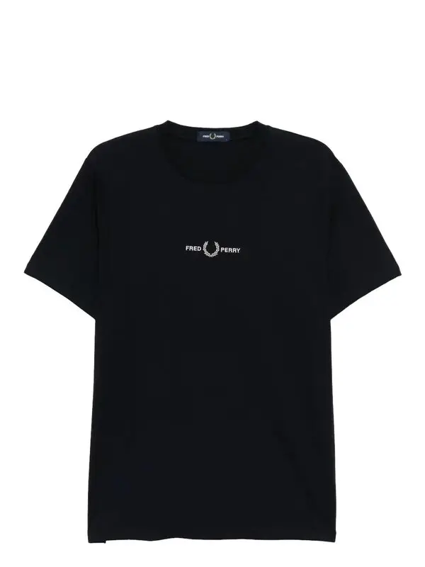 Fred Perry Embroidered T-shirt - Blue
