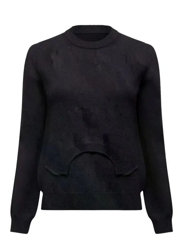 MAISON MARGIELA Wool Sweater - Black