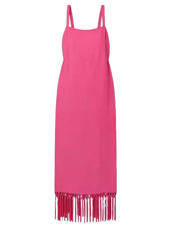 TALLER MARMO Fringe-detailed Dress - Pink