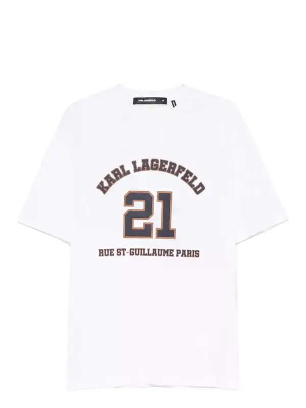 Karl Lagerfeld Logo-print T-shirt - White