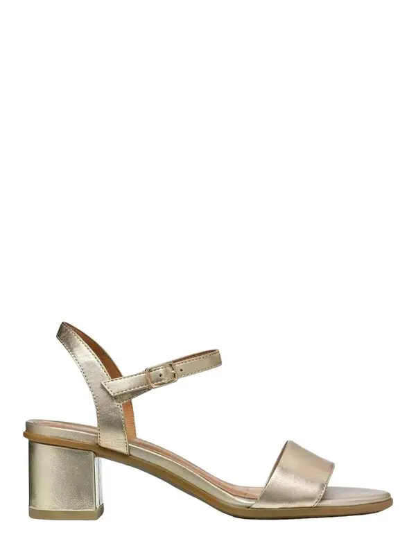 Geox Aurely 55mm Block-heel Sandals - Gold
